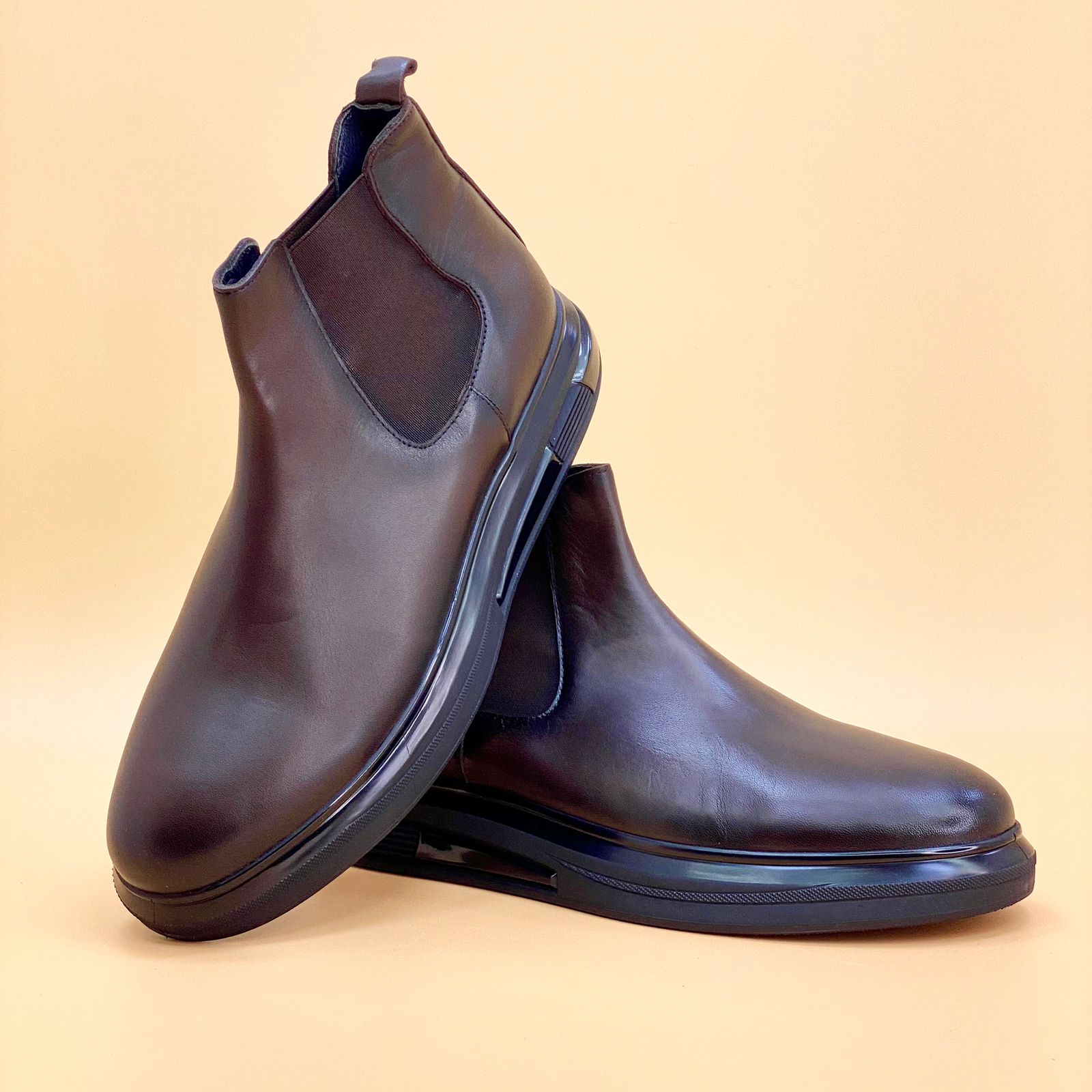 NEW , MADE IN TURKEY GENUINE LEATHER MEN BOOTS M36