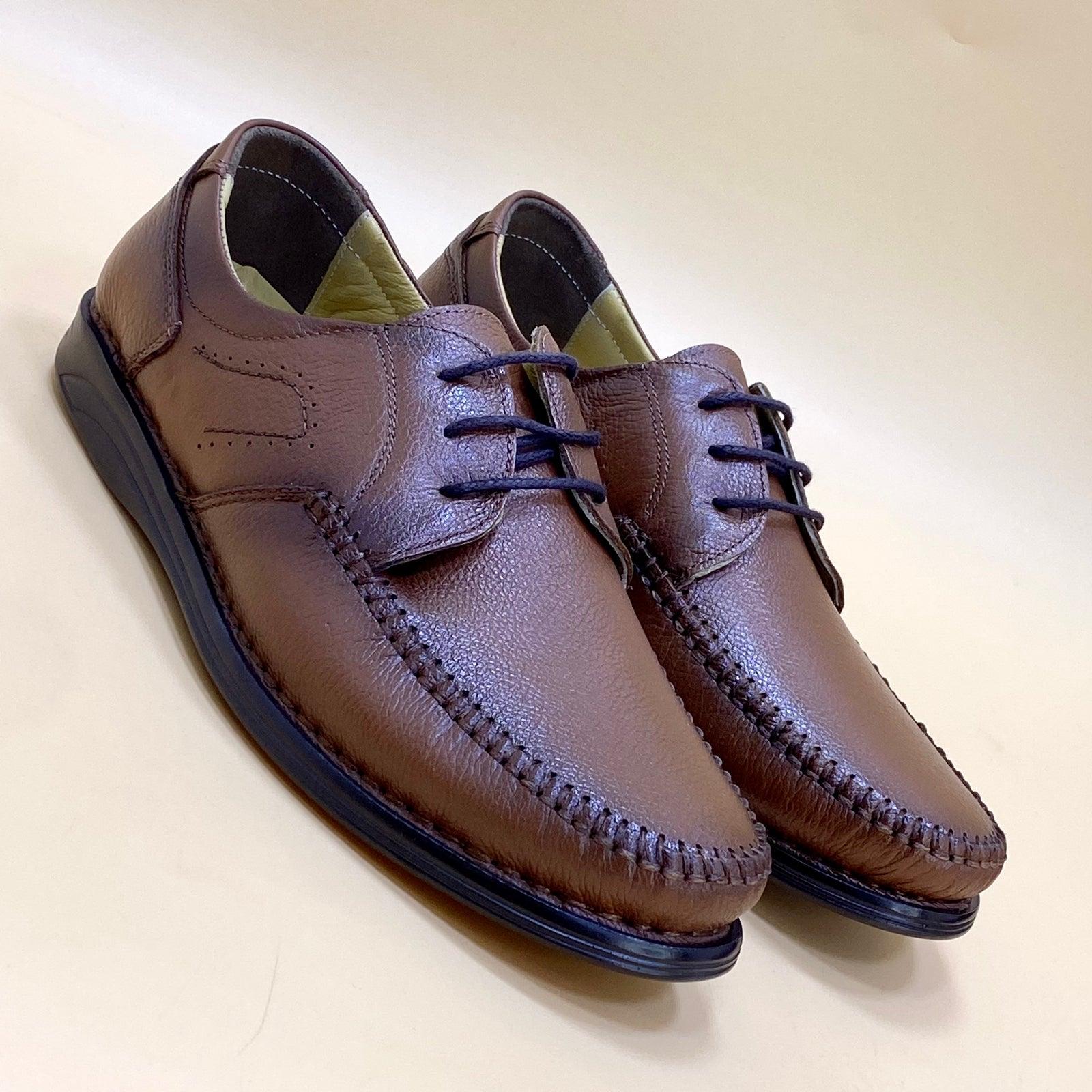 NEW , MADE IN TURKEY GENUINE LEATHER MEN SHOES M177