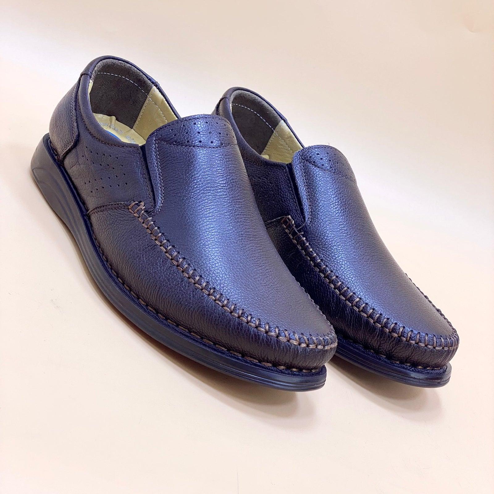 NEW , MADE IN TURKEY GENUINE LEATHER MEN SHOES M166